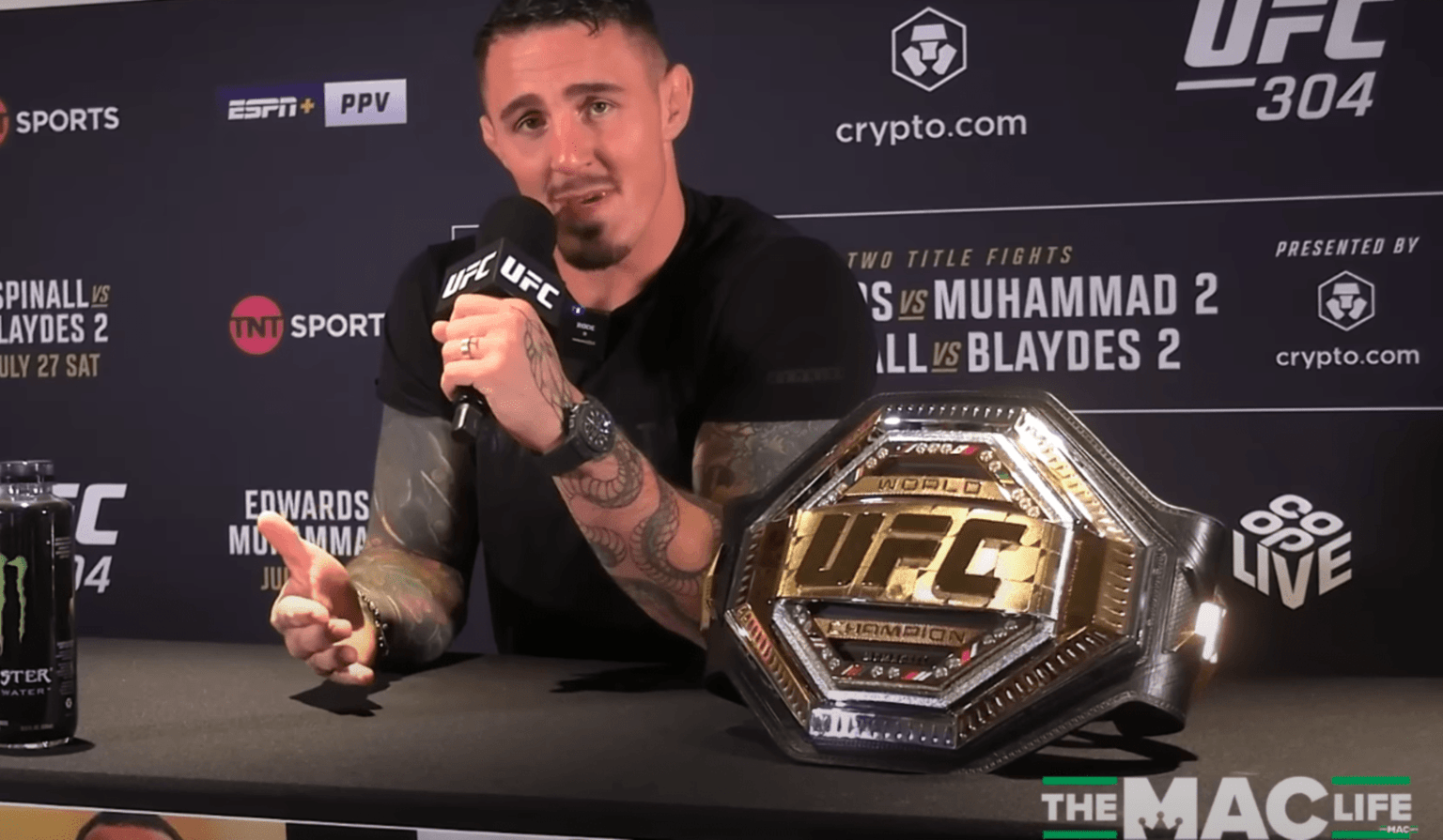 Tom Aspinall: ‘I want to be the best heavyweight ever to walk the face ...